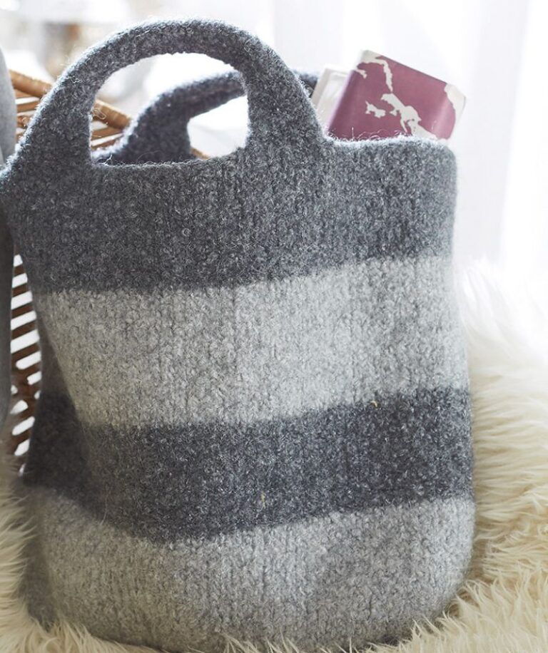 Easy Knit Tote Bags [10 FREE Patterns]