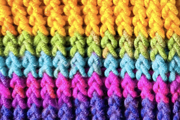 Loom Knitting: Stretchy E-Wrap Knit Stitch in 2 Easy Steps!