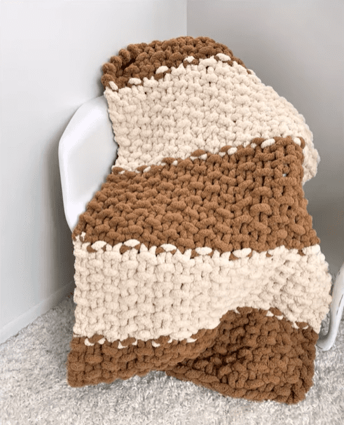 10 Fun Free Finger Knitting Blanket Patterns