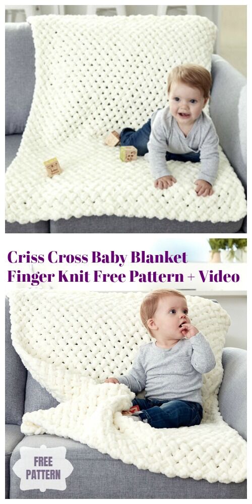 10 Fun Free Finger Knitting Blanket Patterns